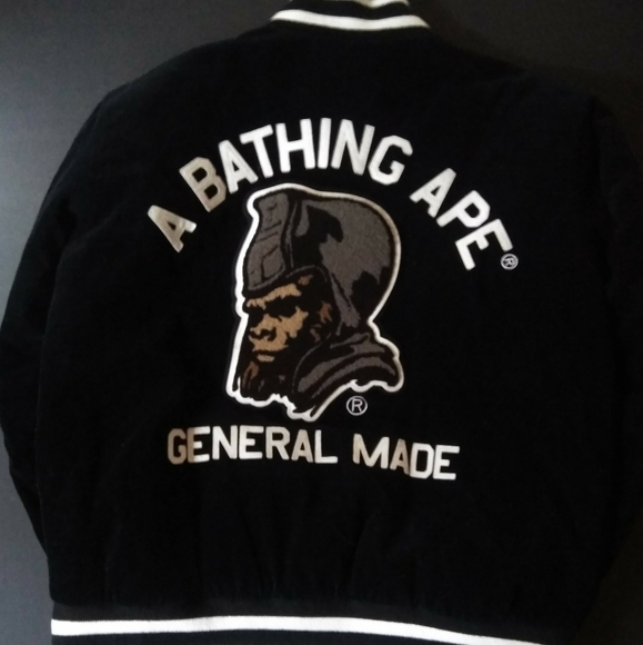 Bape | Jackets & Coats | Vintage 200s Bape Corduroy Football Stadium ...